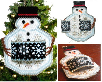 2024 January 3-D Ornament: Frosty Fellow – Deb Moffett-Hall Patterns ...