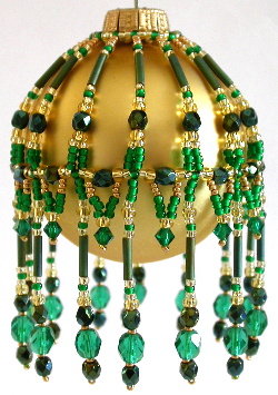 Kit -SW Emerald 2013 Ornament SALE (2" ball) – Deb Moffett-Hall Bead ...