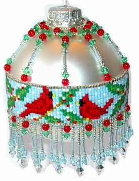 LO Cardinal Loom Ornament – Deb Moffett-Hall Bead Patterns, Tools ...