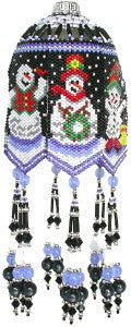 H Frosty Trio – Deb Moffett-Hall Bead Patterns, Tools, & Supplies